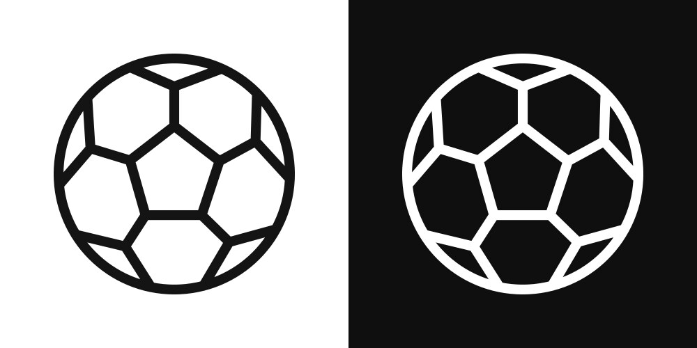 Football icon Royalty Free Vector Image - VectorStock