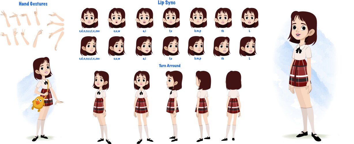 Character Turnaround Vector Images (92)