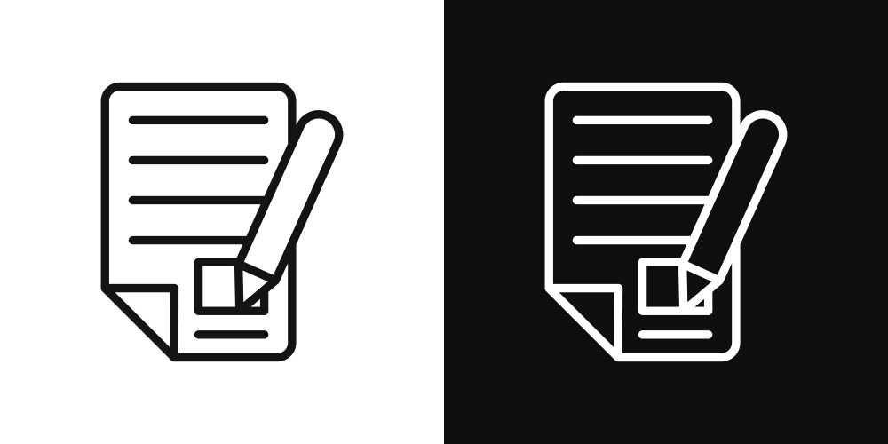 Form icon Royalty Free Vector Image - VectorStock