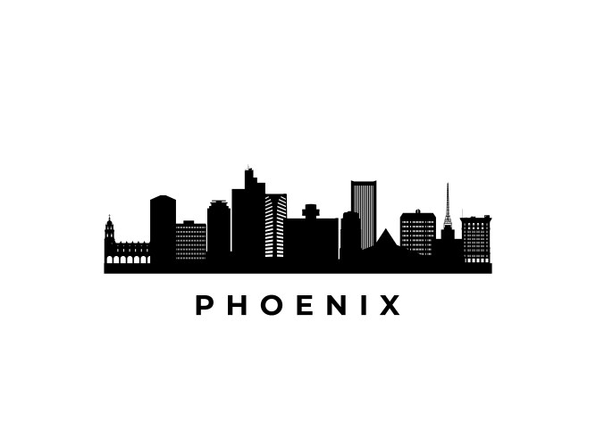 Phoenix Skyline Vector Images (over 260)