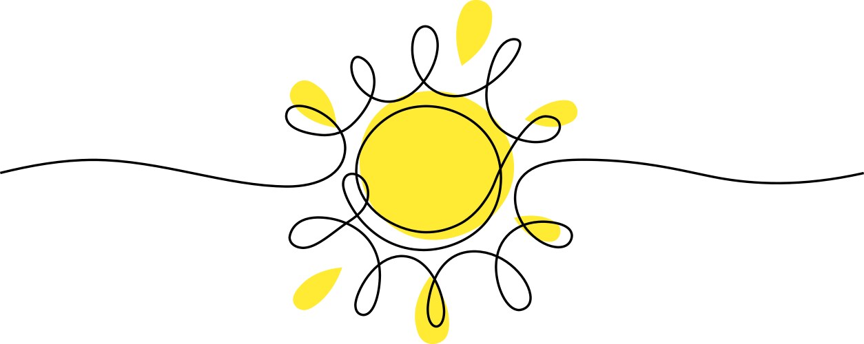Sun Line Drawing Vector Images (over 24,000)