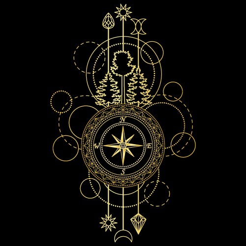 Minimal Compass Symbol Vector Images (over 970)