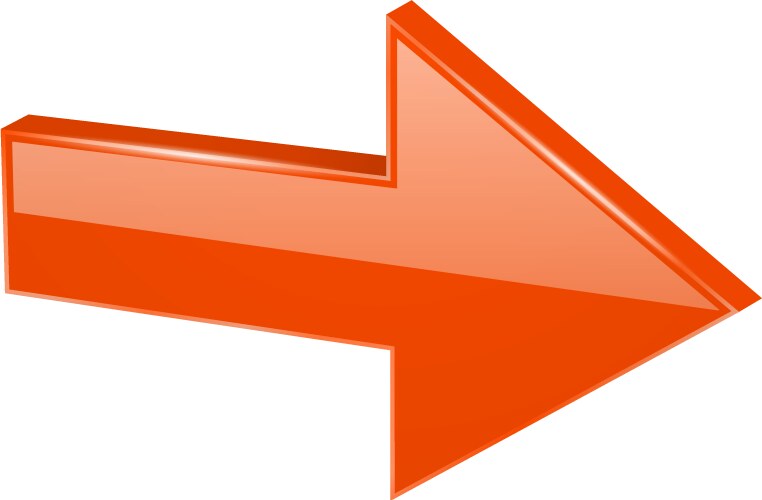 Red arrow Royalty Free Vector Image - VectorStock