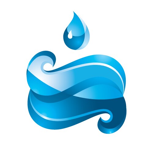 Water drop logos Royalty Free Vector Image - VectorStock
