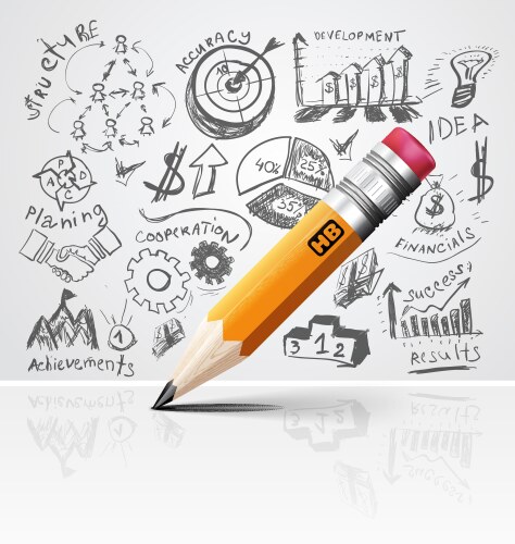 Creative Pencil Vector Images (over 97,000)