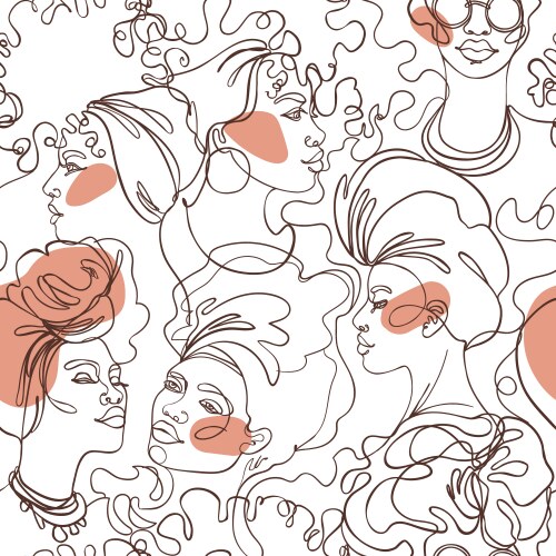 Afro Line Drawing Vector Images (over 1,400)