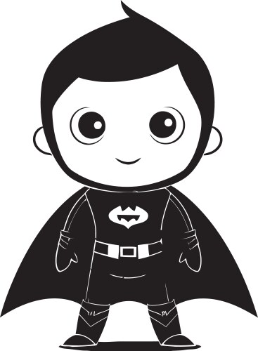 Mighty mite cute superhero design superheroic Vector Image