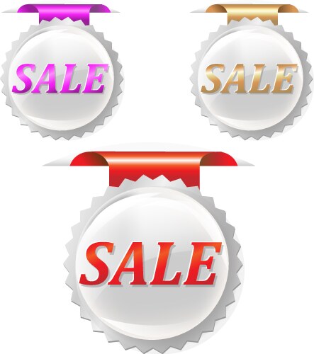 Set stickers Royalty Free Vector Image - VectorStock