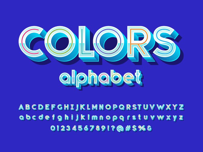 3d Font Vector Images (over 94,000)