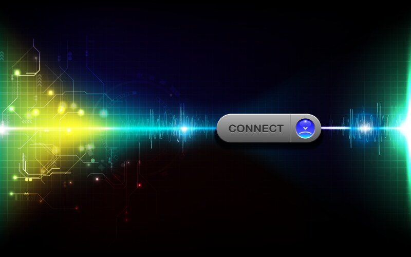 Red gaming interface data digital technology Vector Image