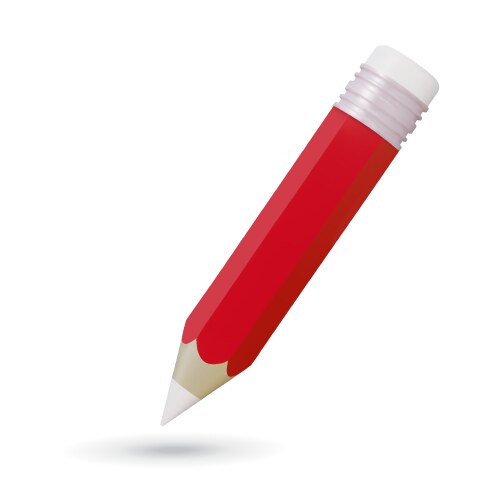 Object pencil Royalty Free Vector Image - VectorStock