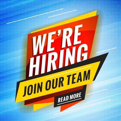 Hiring Sticker We Vector Images (over 320)