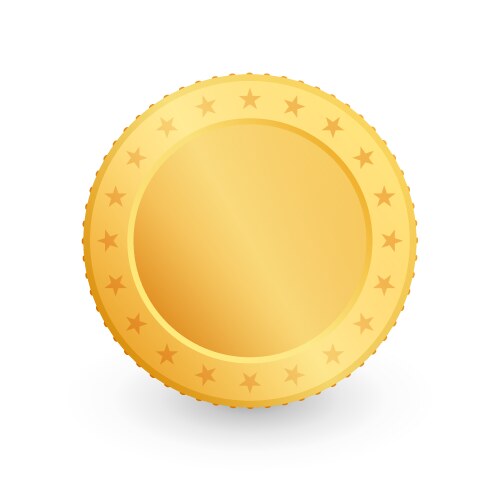 Gold coin Royalty Free Vector Image - VectorStock