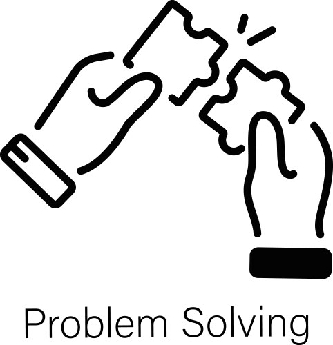 Problem solving Royalty Free Vector Image - VectorStock