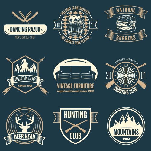 Vintage clock Royalty Free Vector Image - VectorStock