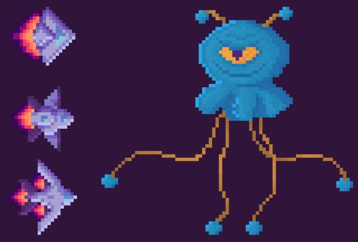 Shooting Sprite Vector Images (over 100)