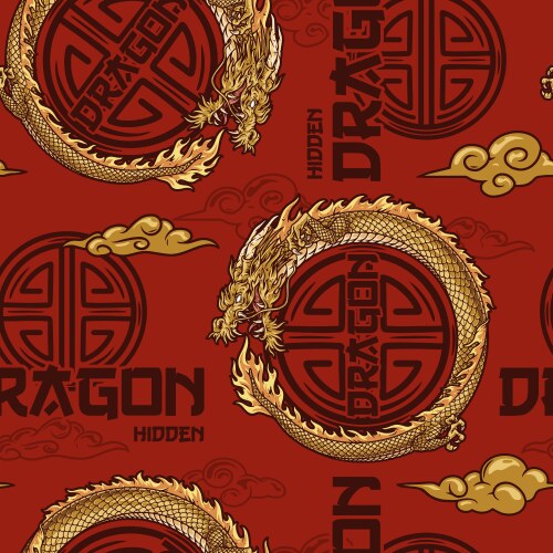 Dragons Seamless Vector Images (over 6,700)