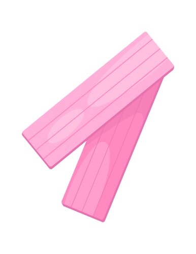 Flat of bubble gum packages Royalty Free Vector Image