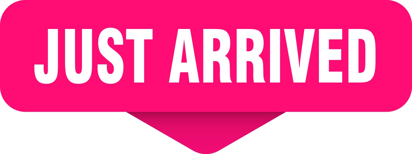 Just launched sticker sign Royalty Free Vector Image