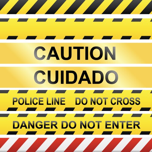 Caution Tape Vector Images (over 5,800)