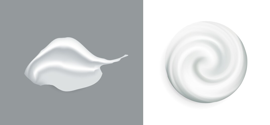 Whipped cream Royalty Free Vector Image - VectorStock