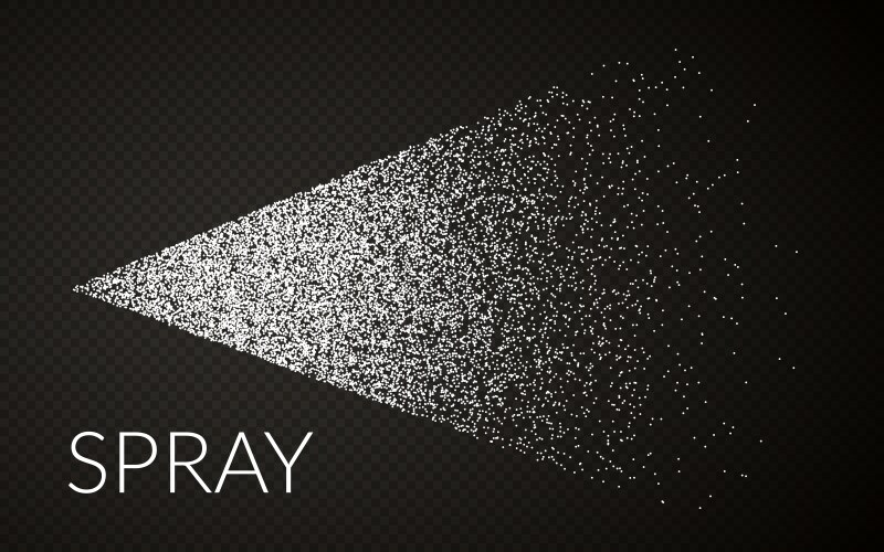 Water spray mist Royalty Free Vector Image - VectorStock