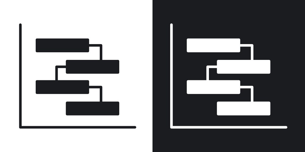 Gantt Icon Diagram Vector Images (over 820)