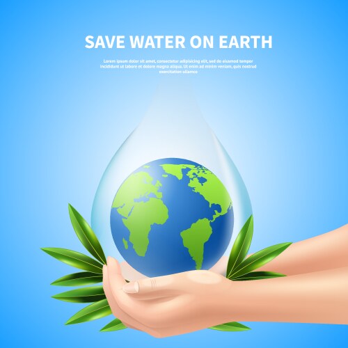 Water concept Royalty Free Vector Image - VectorStock