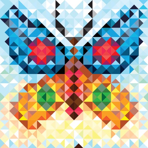 Geometric Butterfly Vector Images (over 5,700)