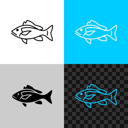 Fish Outline Vector Images (over 110,000)
