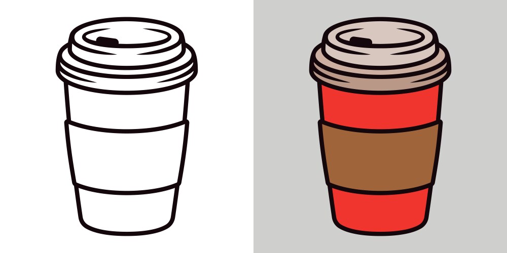 Cartoon Coffee Cup Vector Images (over 50,000)