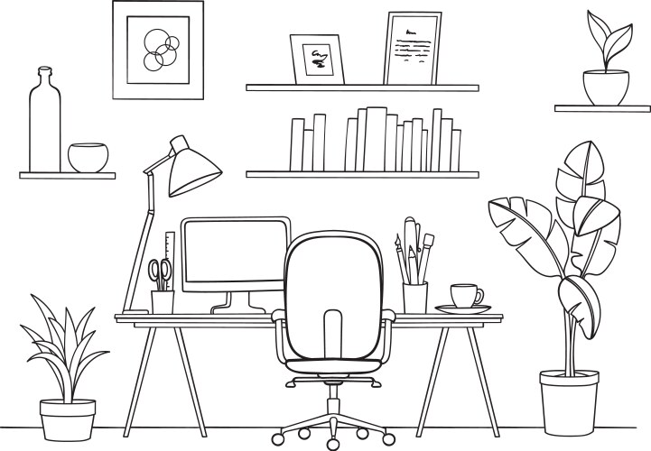 Computer Outline Vector Images (over 590,000)