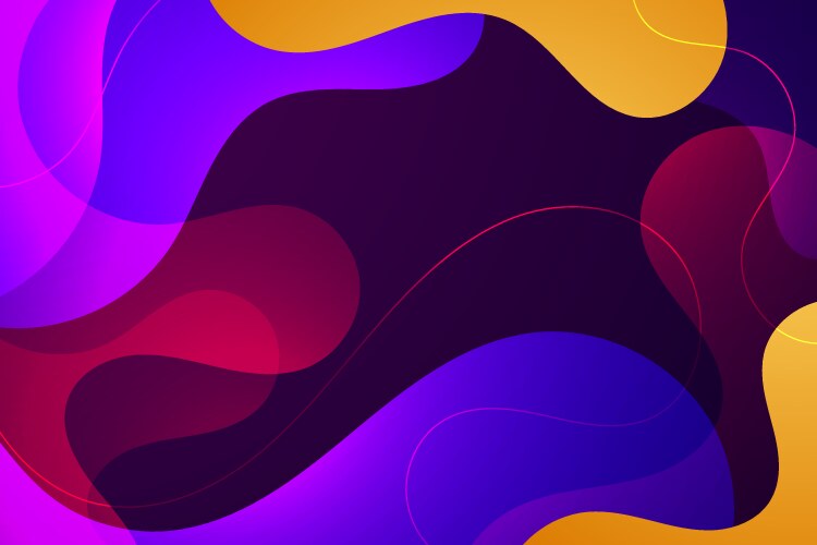 Abstract wavy shapes background Royalty Free Vector Image
