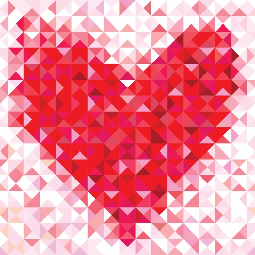 Seamless love background from heart shaped butterf