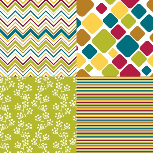 Retro seamless pattern Royalty Free Vector Image