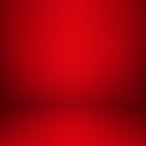 Empty red color studio room luxury background Vector Image