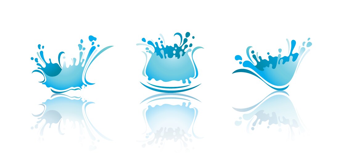 Water fall Royalty Free Vector Image - VectorStock