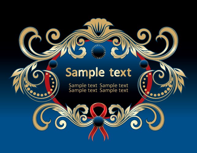 Gold pattern Royalty Free Vector Image - VectorStock