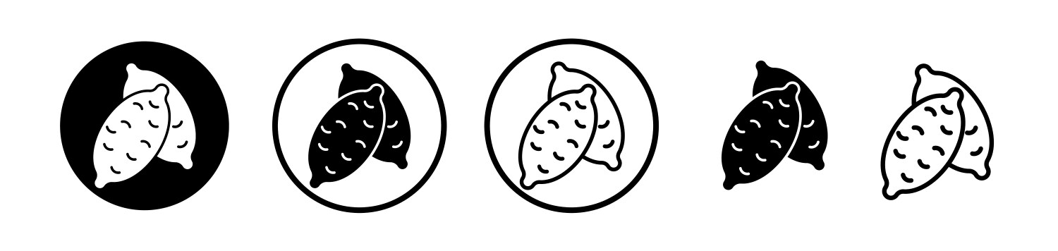 Sweet potato icon set on white background Vector Image