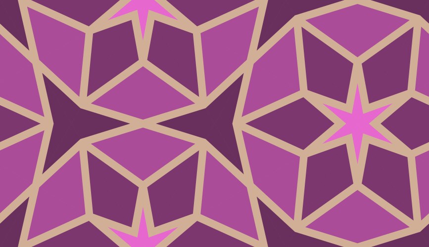 Arabic seamless girih pattern with classic islamic