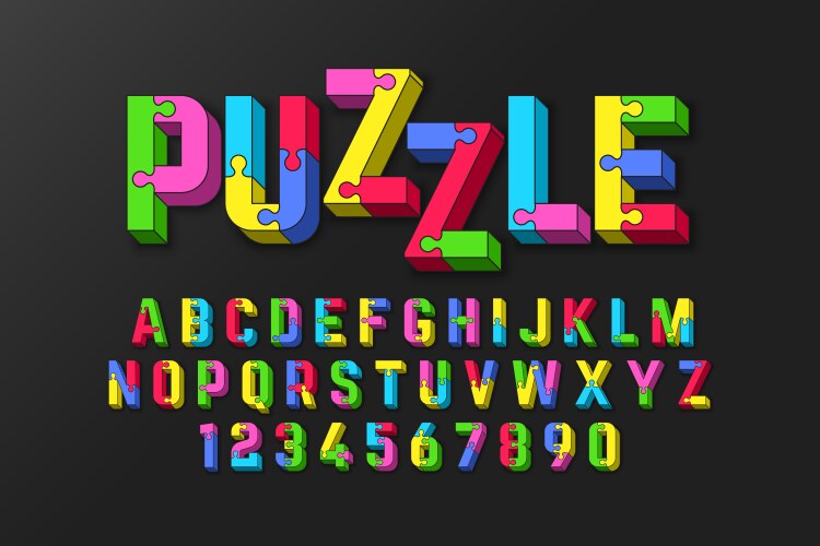 Sparkling alphabet Royalty Free Vector Image - VectorStock