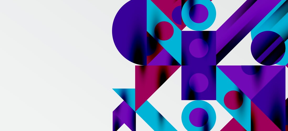 Geometric neo patterns abstract background Vector Image