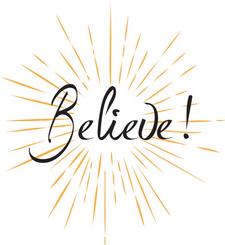 Cursive Believe Vector Images (over 320)
