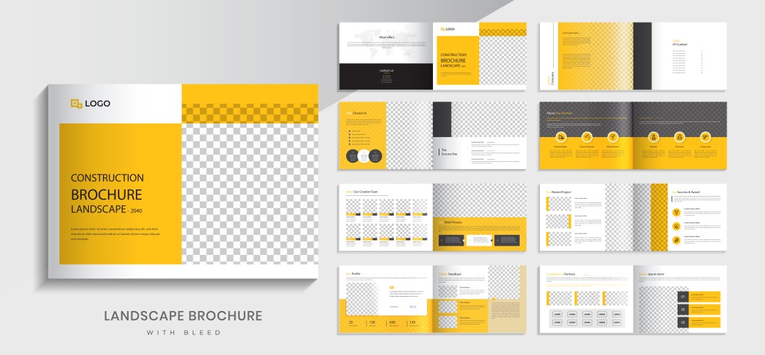 Cover page landscape layout Vector Images & Graphics for Commercial Use ...