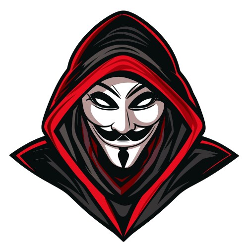 Anonymous esport logotype icon sticker logo hacker