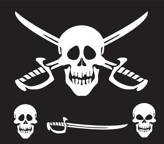Jolly roger Royalty Free Vector Image - VectorStock