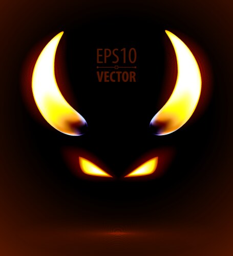 Devil font demon typeface alphabet satan letters Vector Image
