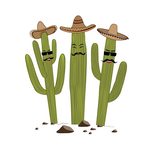 Cactus cartoon Vector Images & Graphics for Commercial Use | VectorStock