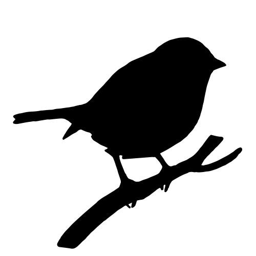 Bird silhouette Vector Images & Graphics for Commercial Use | VectorStock
