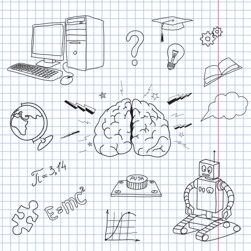 Brain Doodle Vector Images (over 10,000)